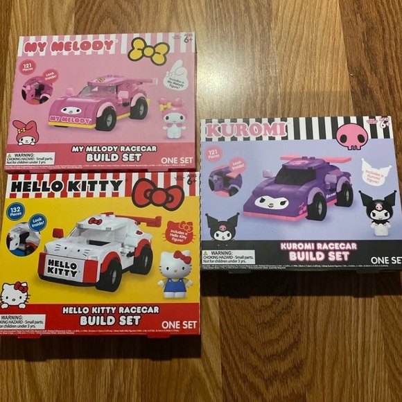 Hello Kitty | Toys | Hello Kitty And Friends Racecar Lego Building Set ...